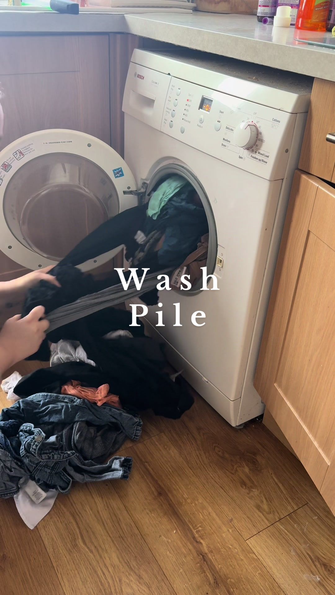 The Never-Ending Washing Pile Struggle