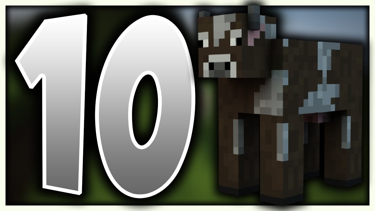 10 Things You Didn't Know About Minecraft Cows! - 10 Minecraft Cow Facts