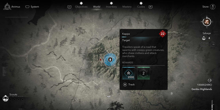 Assassin's Creed Shadows: All Yokai Locations & Rewards