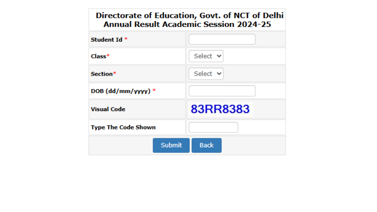 DOE Delhi School Result 2025 declared for Class 3, 4, 5 @ edudel.nic.in ...