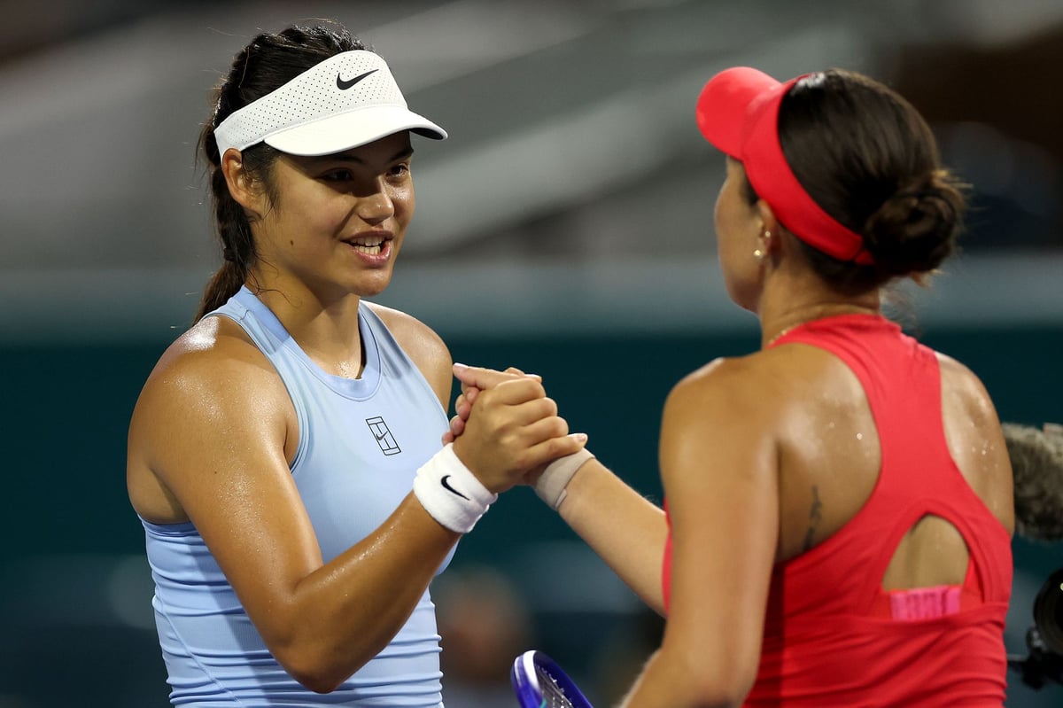 Emma Raducanu falls to battling three-set defeat against Jessica Pegula ...