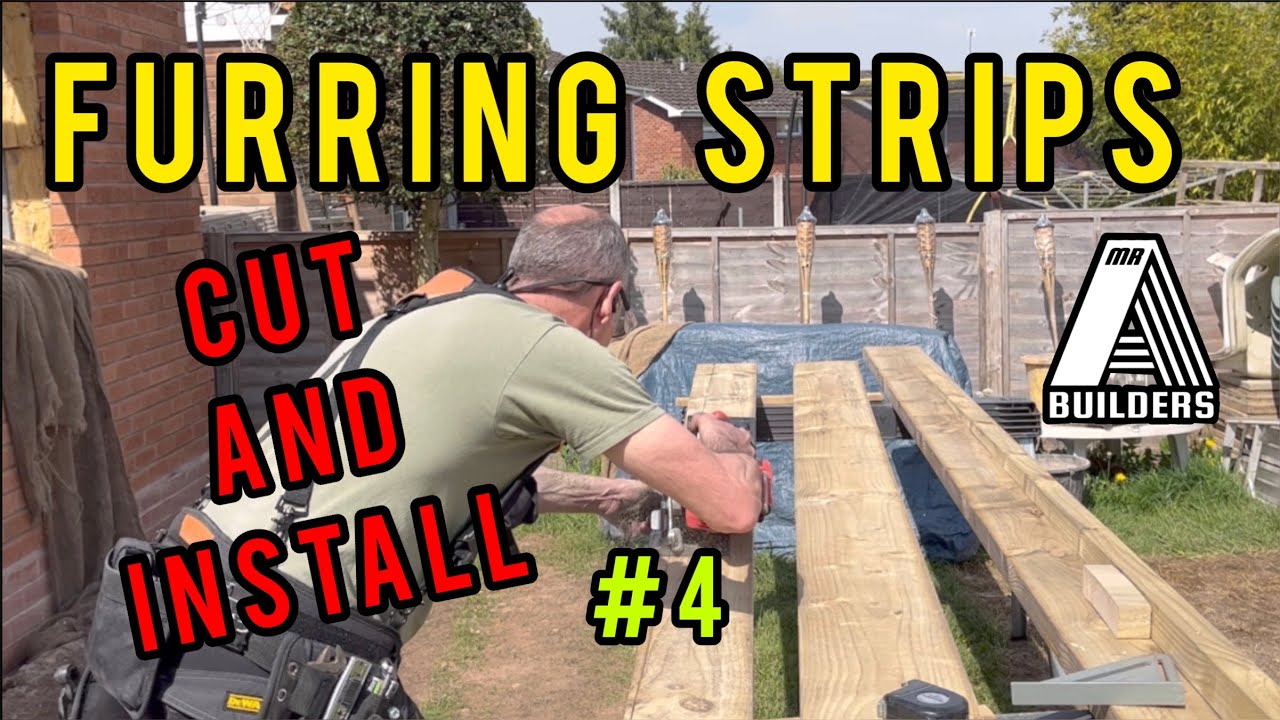 Warm Roof Extension - Part 4 Furring Strips and plywood deck