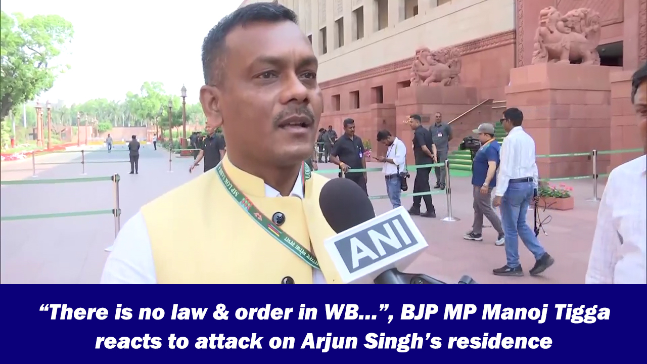 “There is no law & order in WB…”, BJP MP Manoj Tigga reacts to attack ...