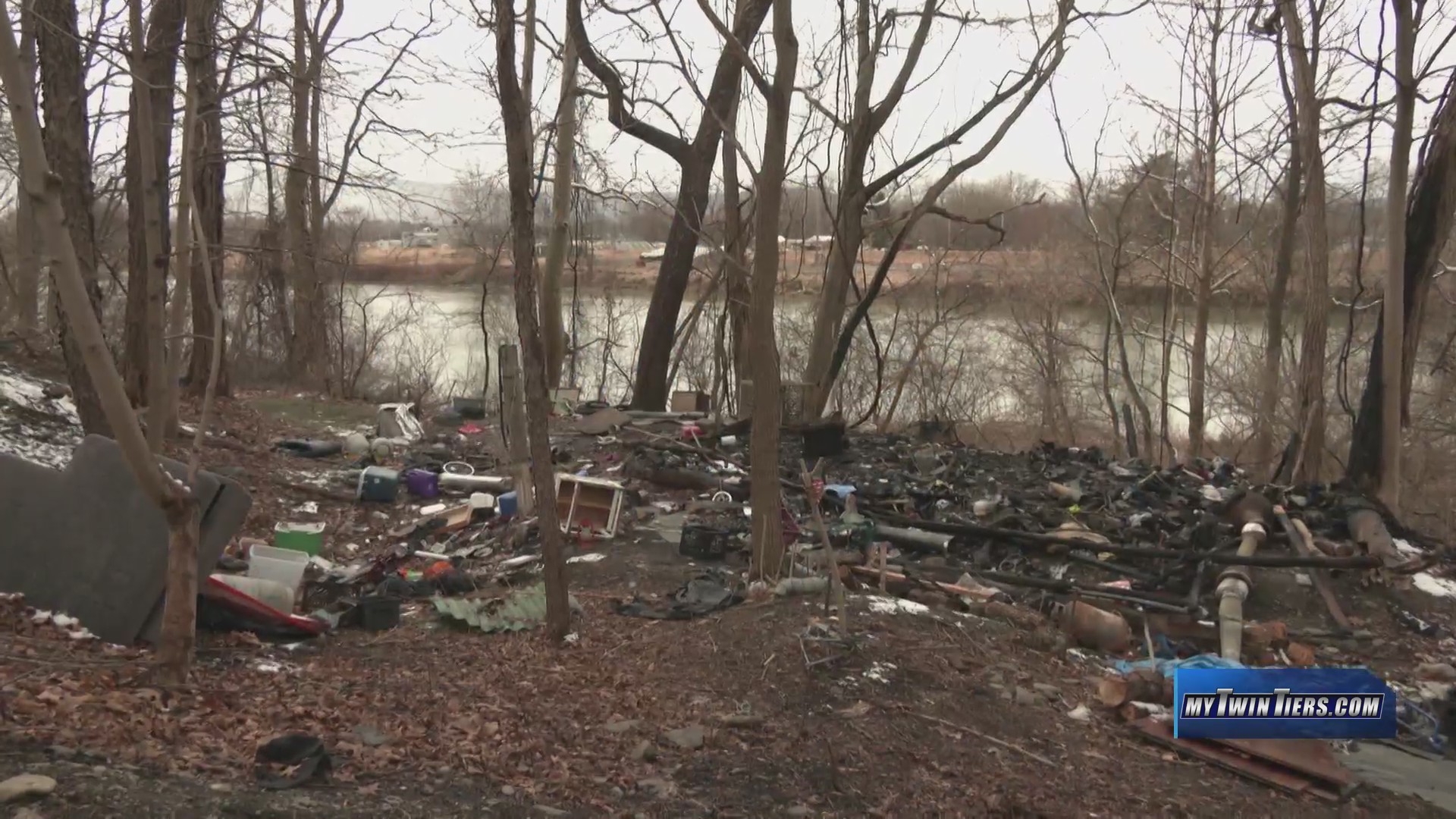 Chemung County homeless camps remain cluttered with trash and debris