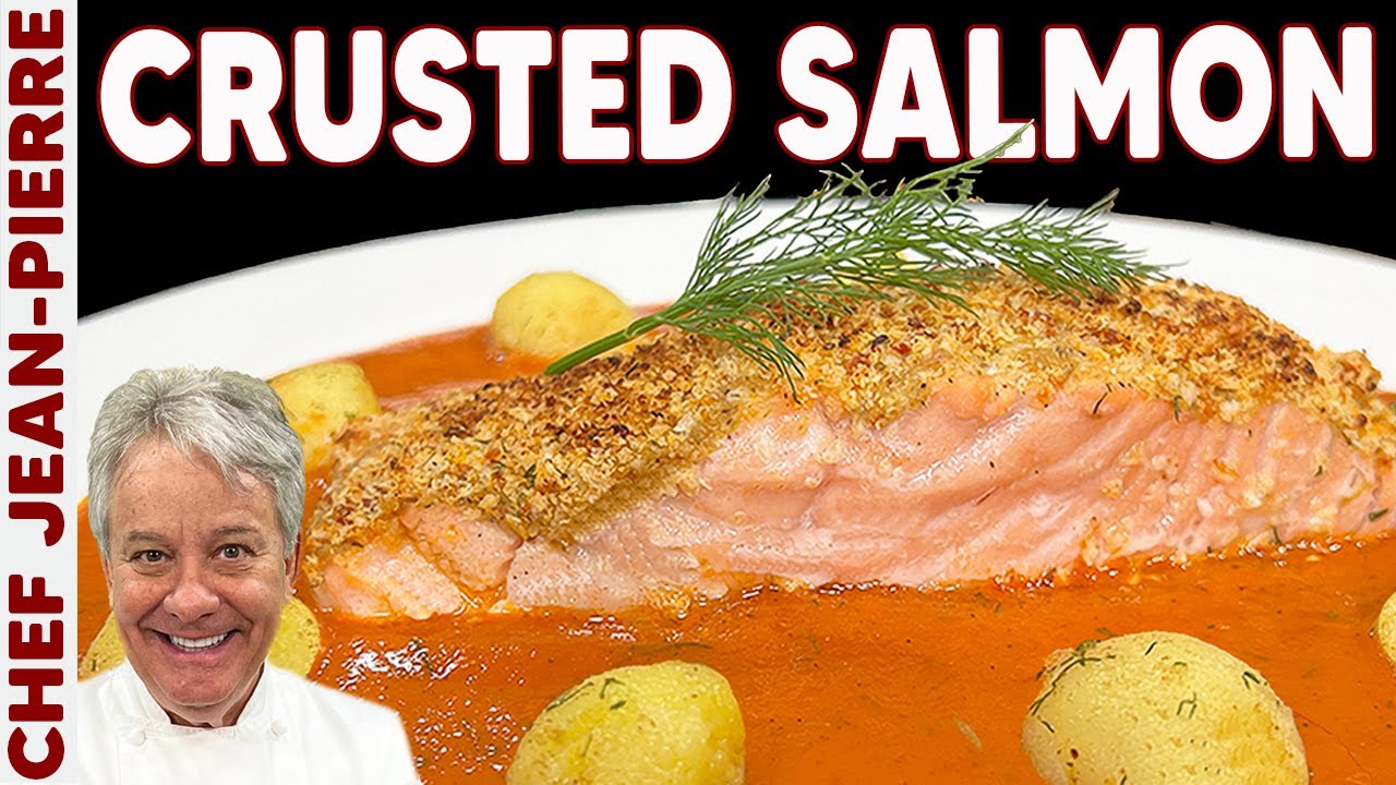 How to Make an Easy Crusted Salmon | Chef Jean-Pierre