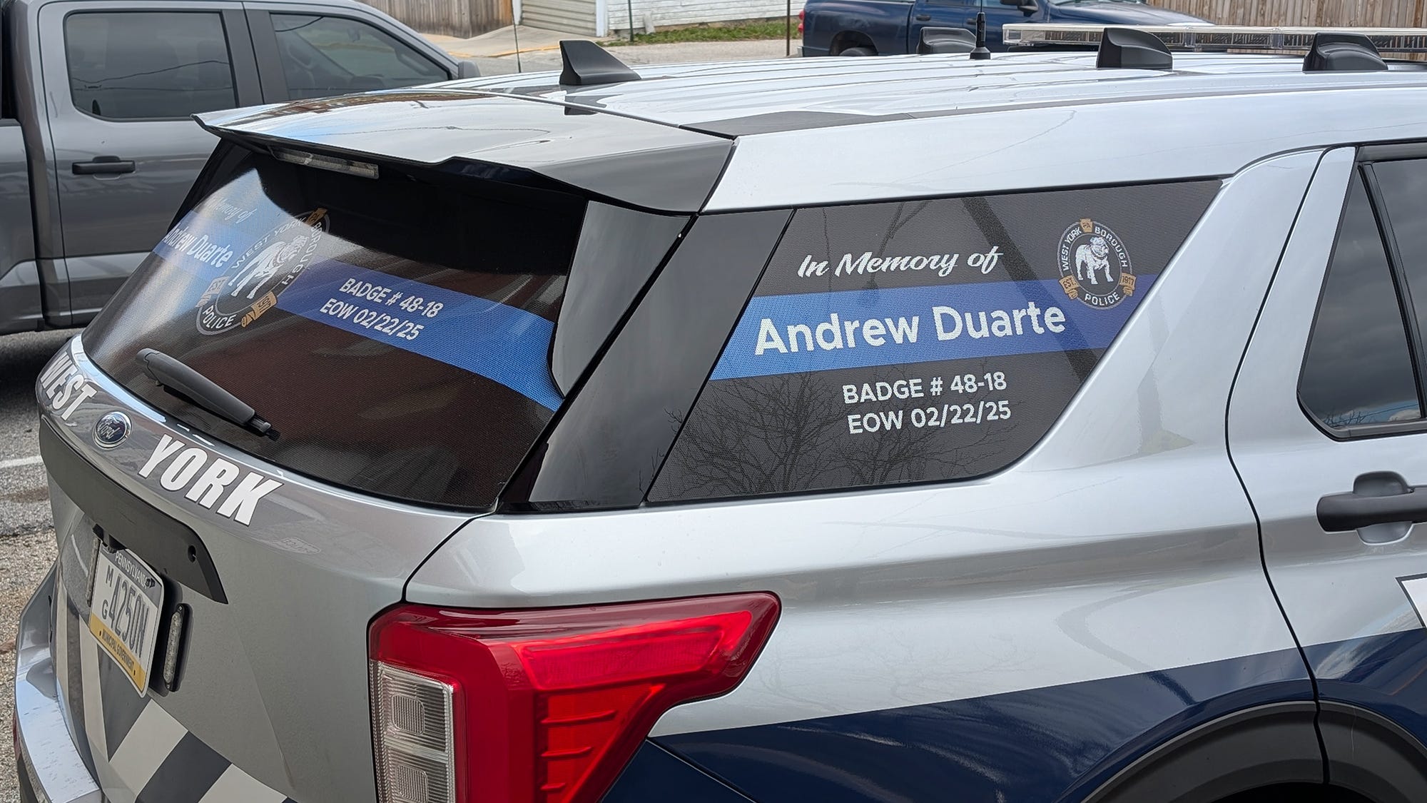 Police cruiser receives special wrap in memory of West York Police ...
