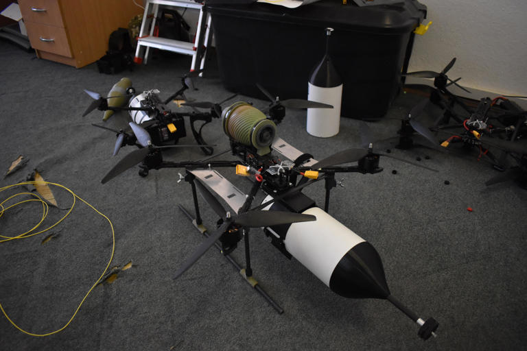 Inside a Ukrainian company making exploding unjammable drones built to ...