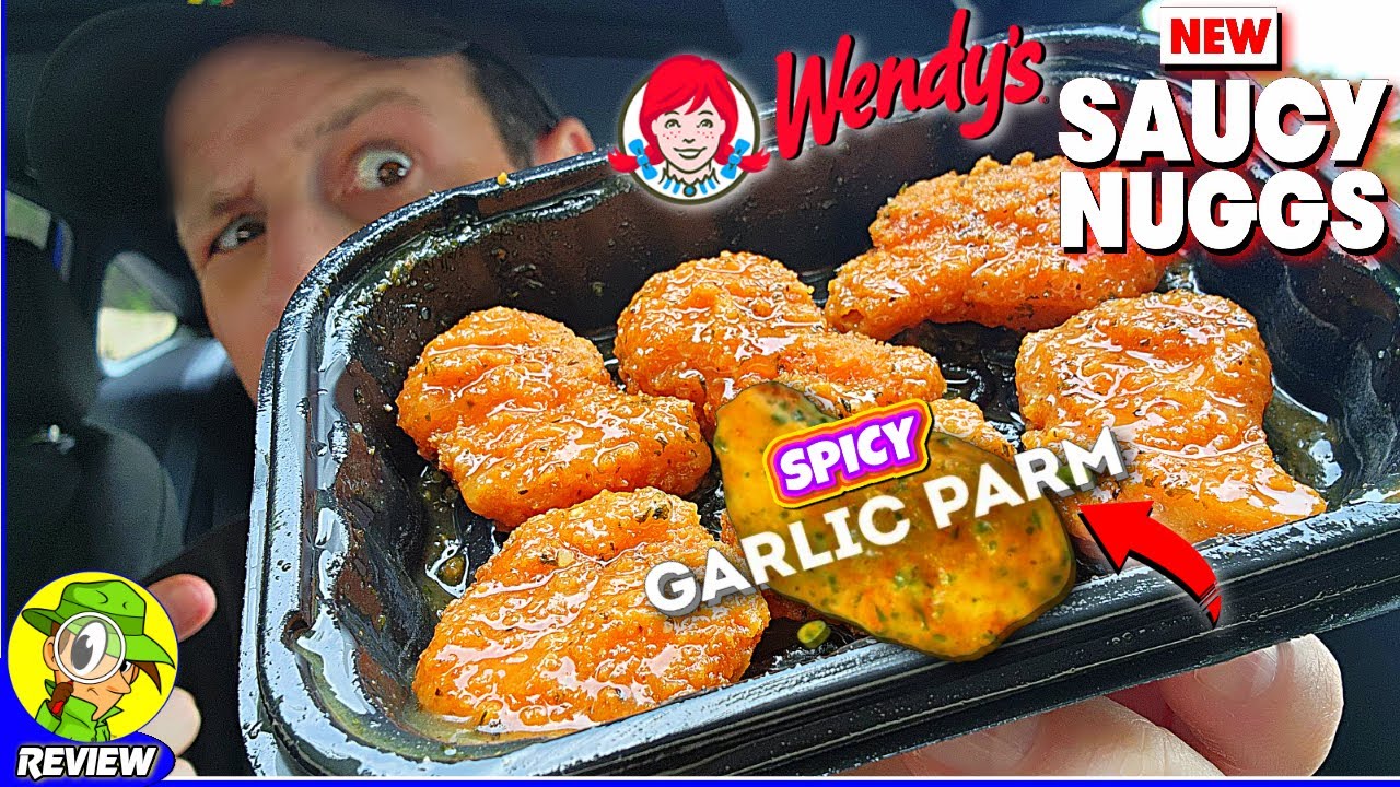 Wendy's® Spicy Garlic Parm Saucy Nuggs Review