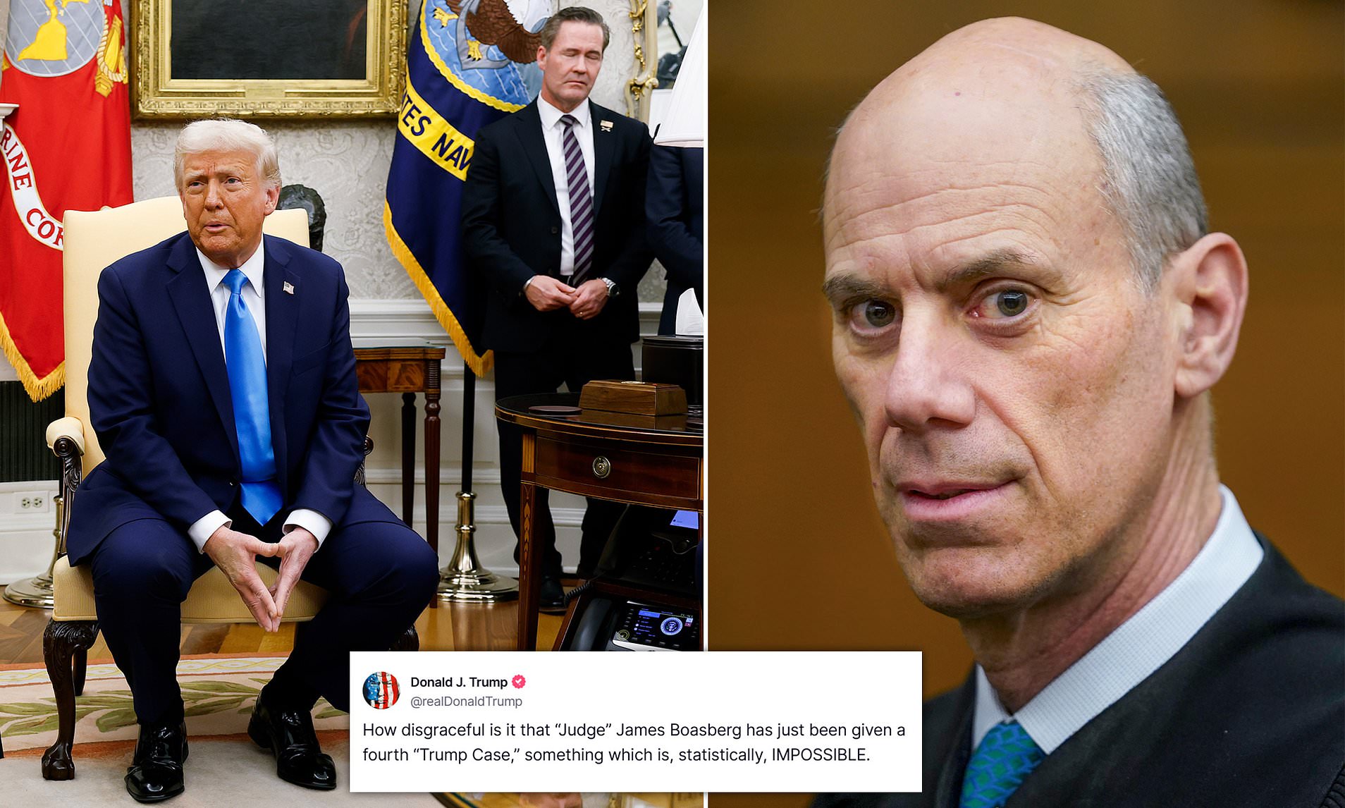 Trump accuses judge who blocked deportations of bombshell move