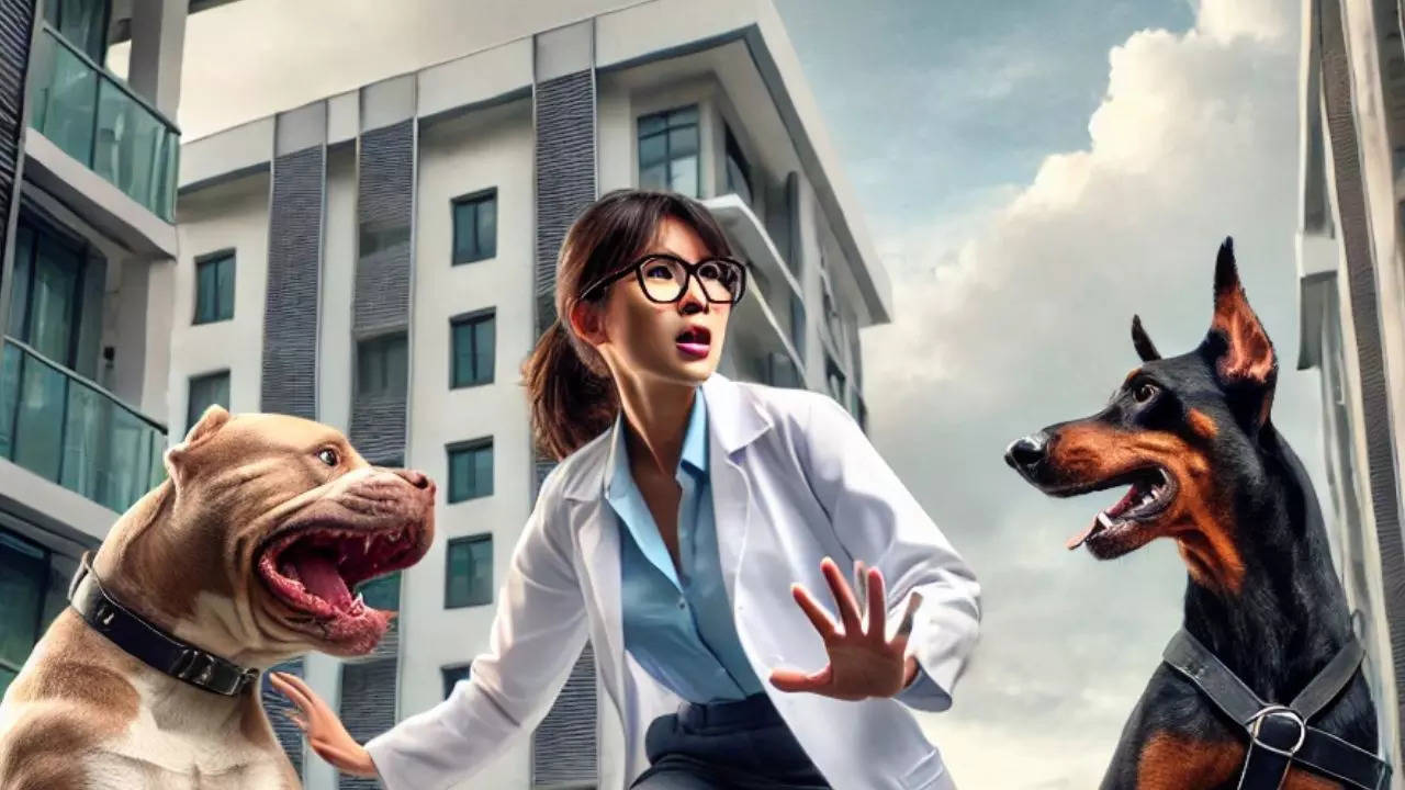 'Pitbull and Doberman': Woman scientist injured in attack by 2 dogs in ...