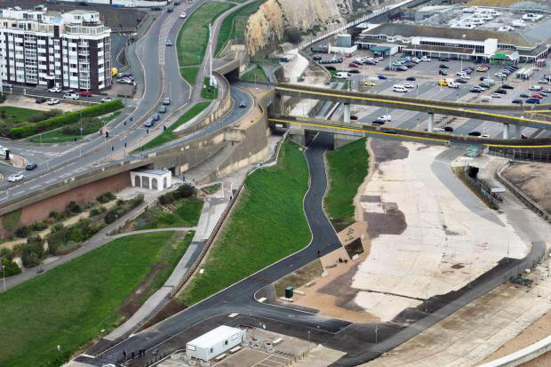 Pictures show transformation of seafront spot previously vacant for 40 ...