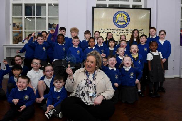 Priory Parish Primary celebrates their Head Teacher of the Year Sophie ...