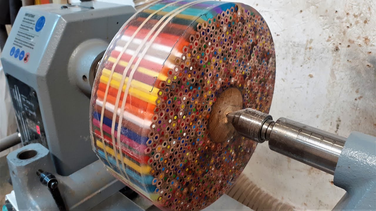 How this man turned the pencil donut
