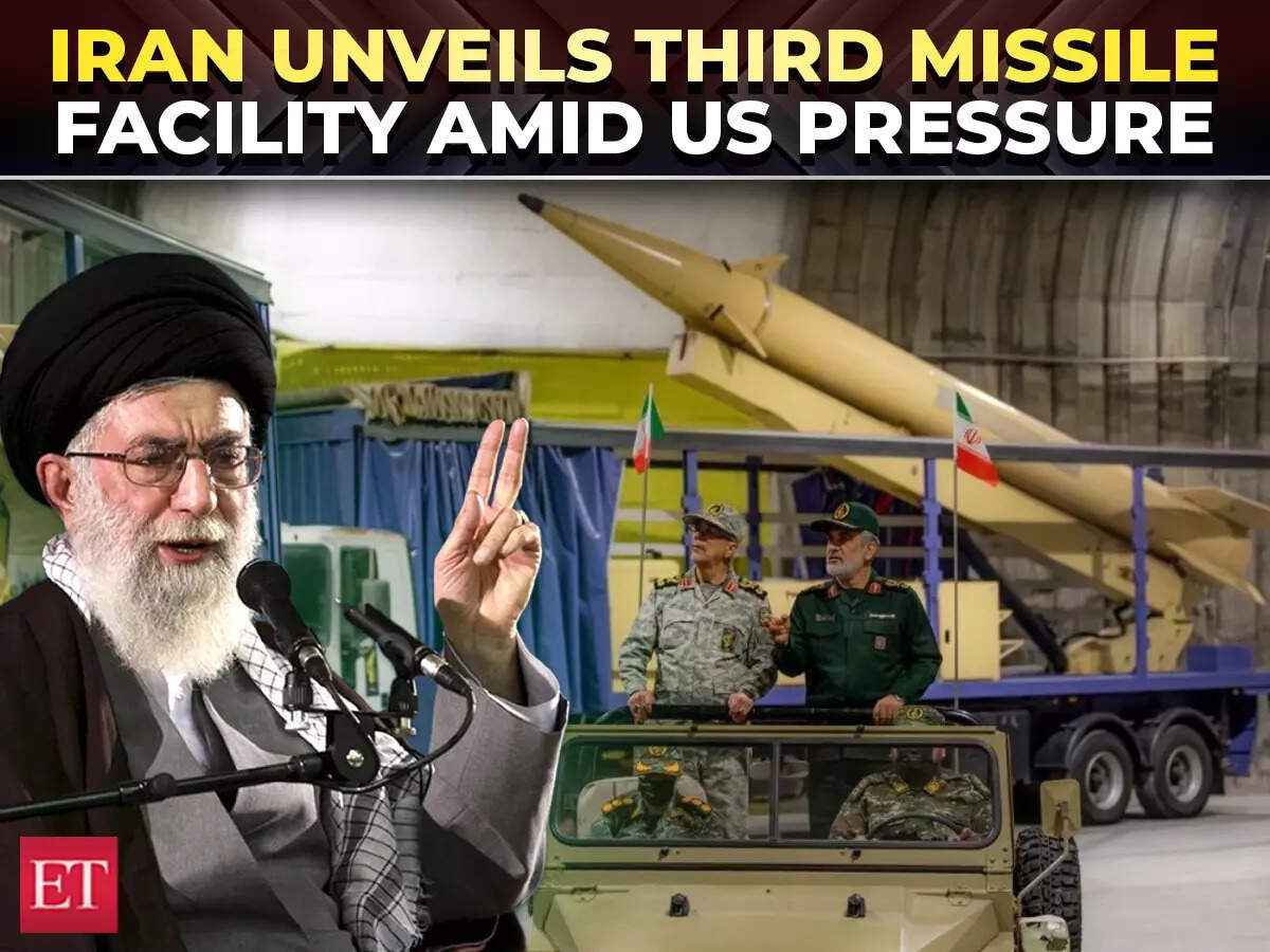 Iran unveils third underground missile facility amid Tensions with US ...