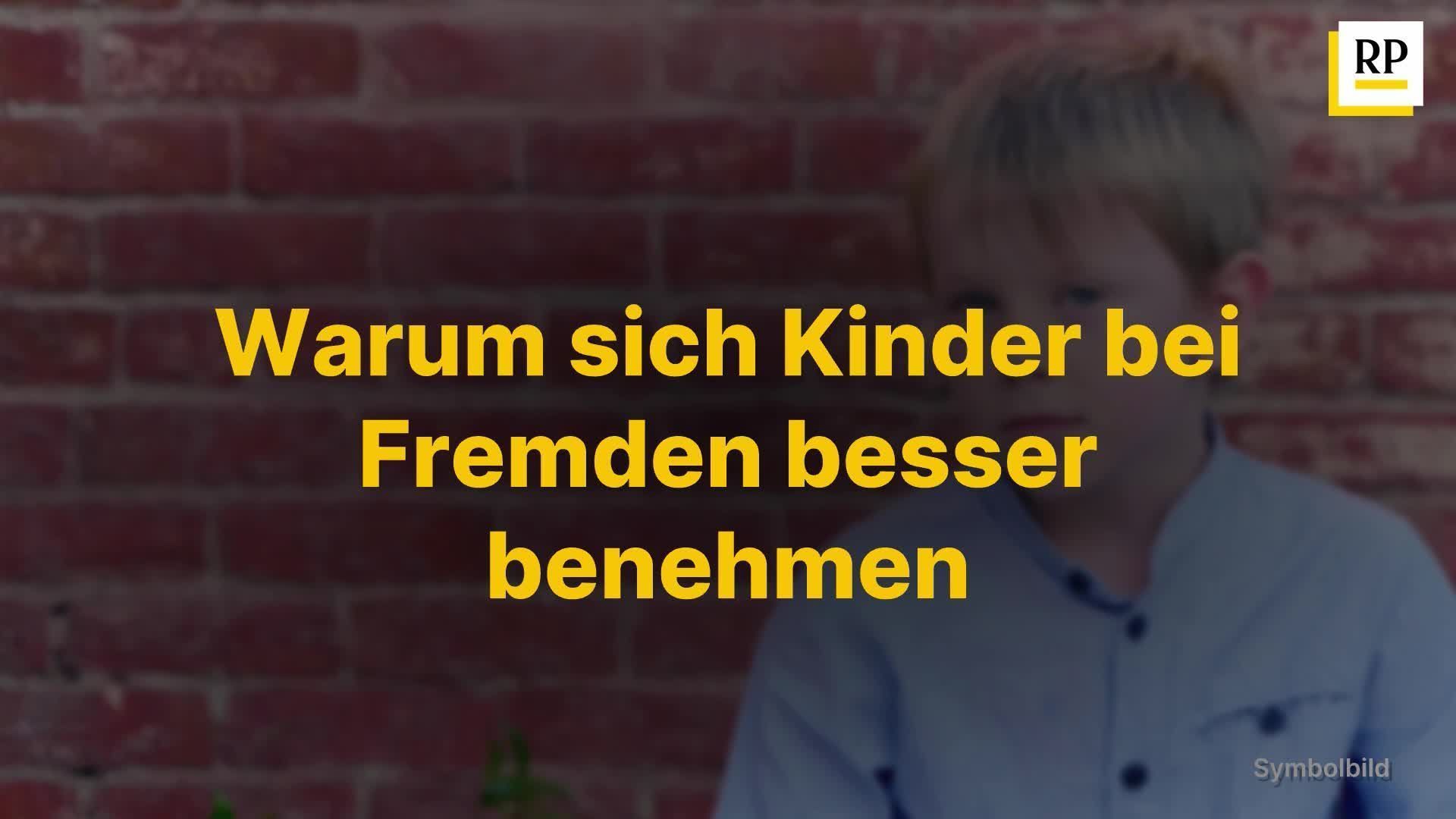 Warum sich Kinder bei Fremden besser benehmen