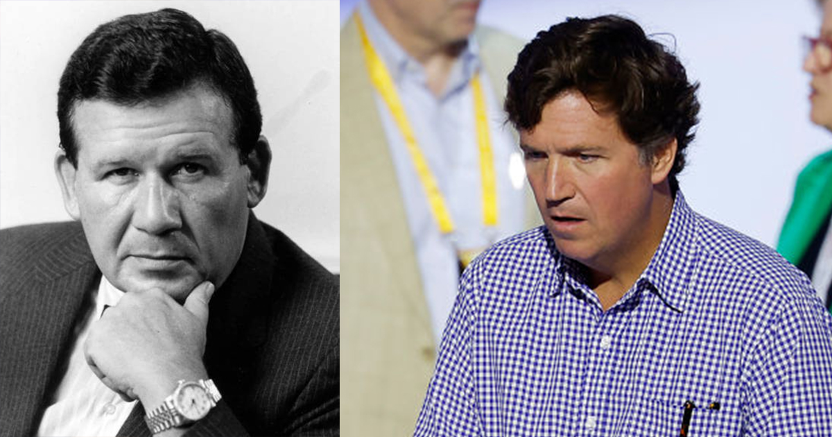 Tucker Carlson announces the death of his famous father