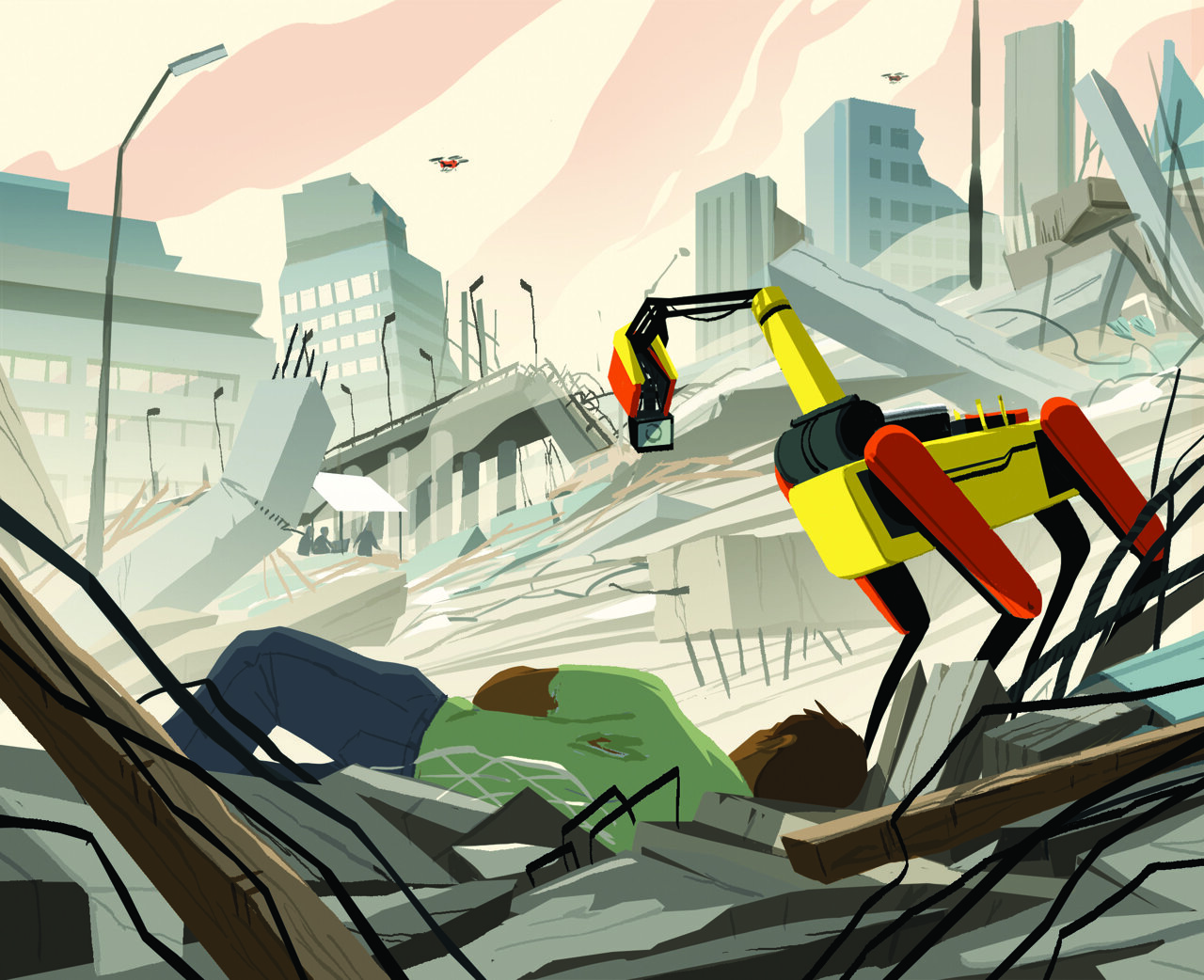 Robots to the rescue: Autonomous innovation to serve the greater good