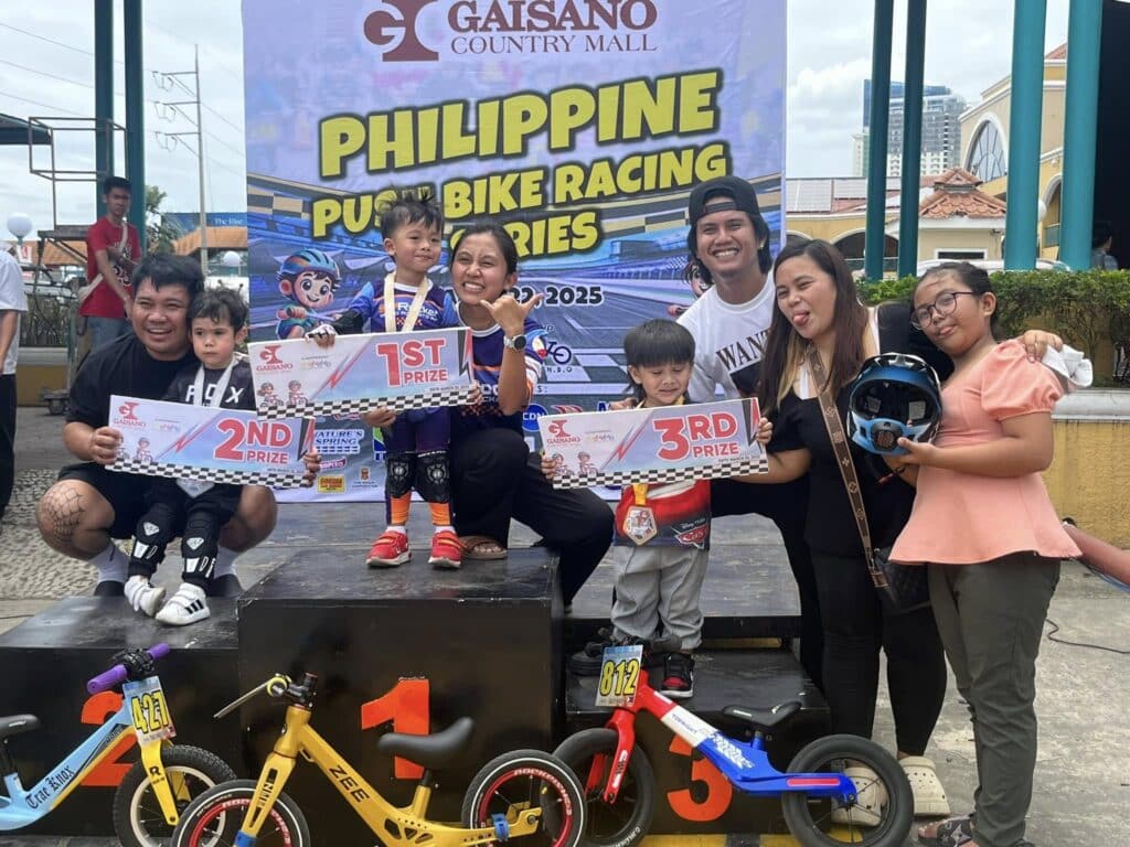 Tiny riders make big strides at the Philippine Push Bike Racing Series