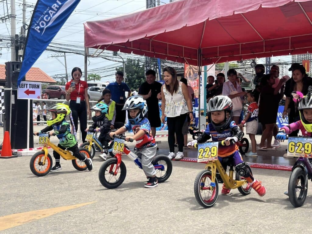 Tiny riders make big strides at the Philippine Push Bike Racing Series