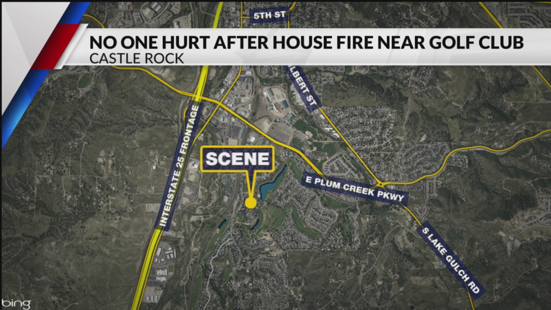 No reported injuries after Castle Rock house fire