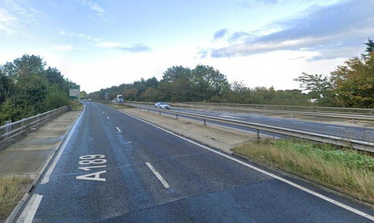 A189 southbound near Cramlington closed after multi-vehicle crash