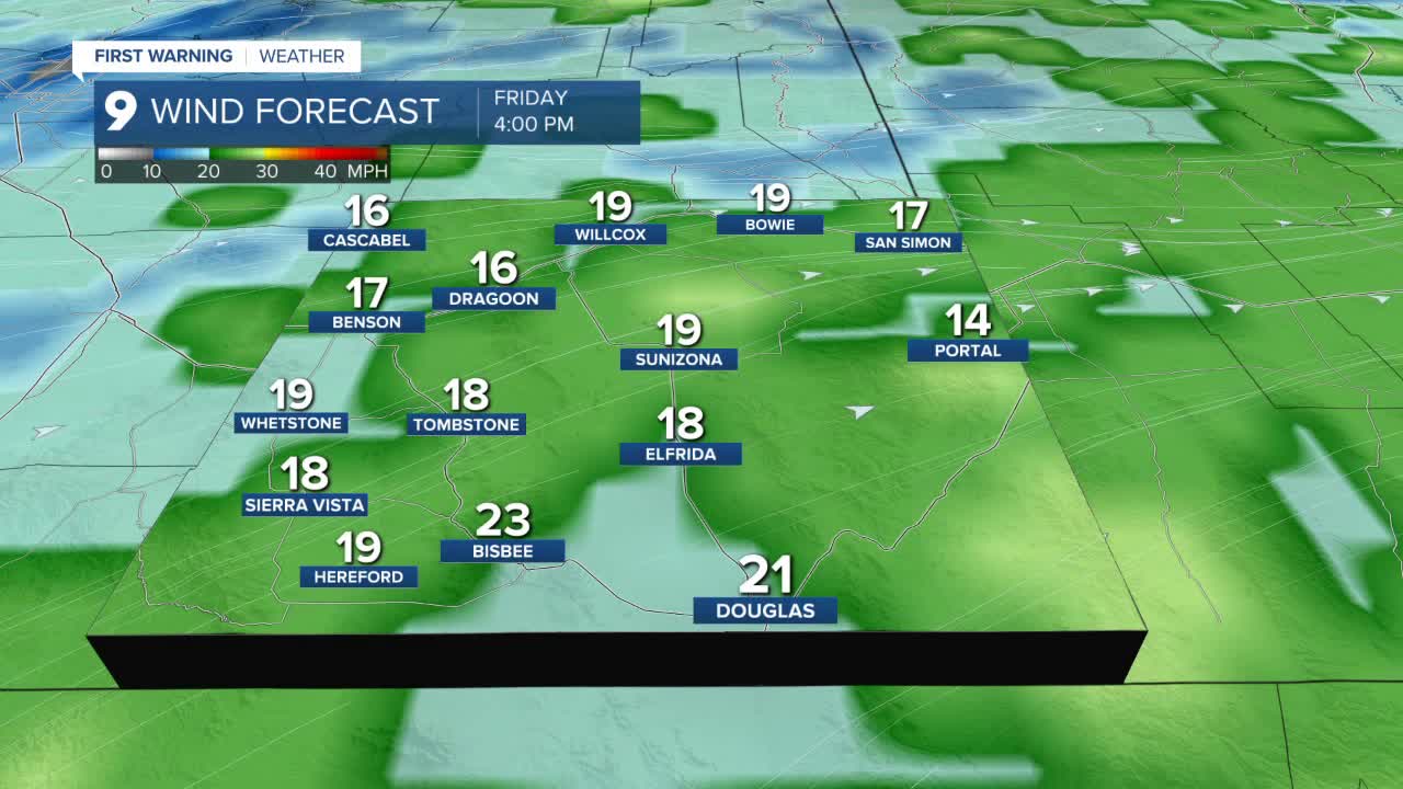 Cochise county Thursday weather