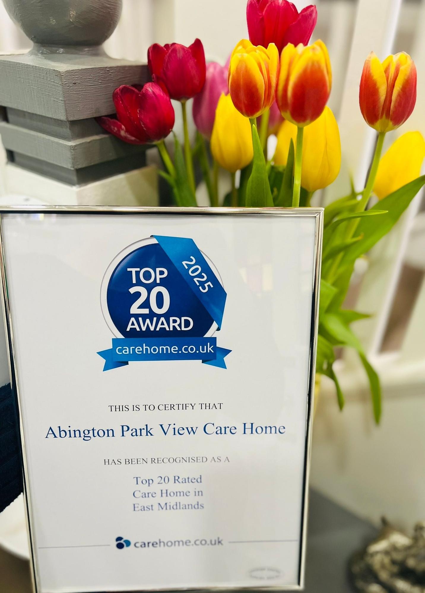 Local care home named in the Top 20 Care Home Awards 2025