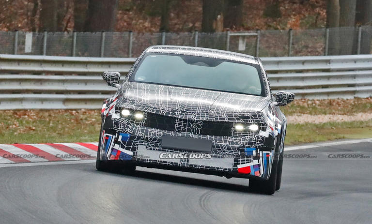 2028 BMW M3 EV Looks Right At Home On The ’Ring