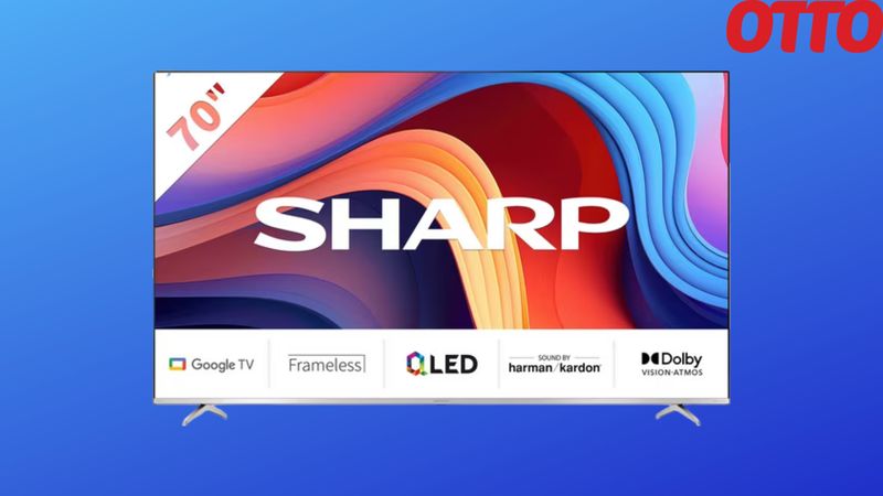 70 Zoll Knaller TV von Sharp: So sparst du 44 Prozent auf den OLED-TV bei OTTO