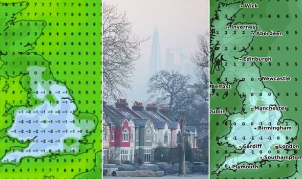 Winter not over yet as cold weather map shows brutal -2C freeze could ...