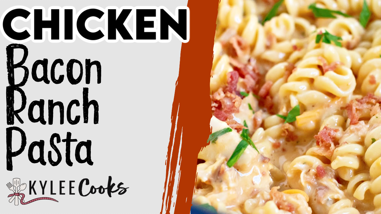 One Pot Chicken Bacon Ranch Pasta | Super easy!