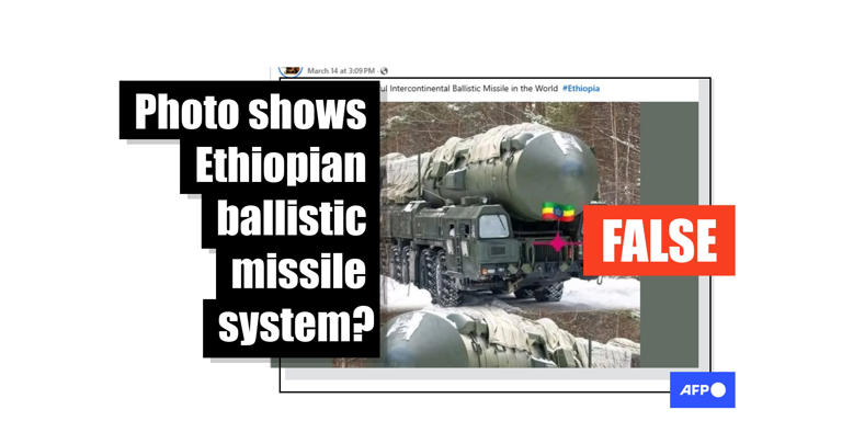 Photo of Russian intercontinental ballistic missile falsely shared as ...