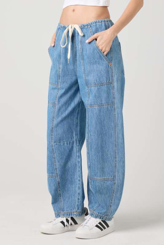 Drawstring Jeans Are Everywhere: Shop 2025's Comfiest Denim Trend