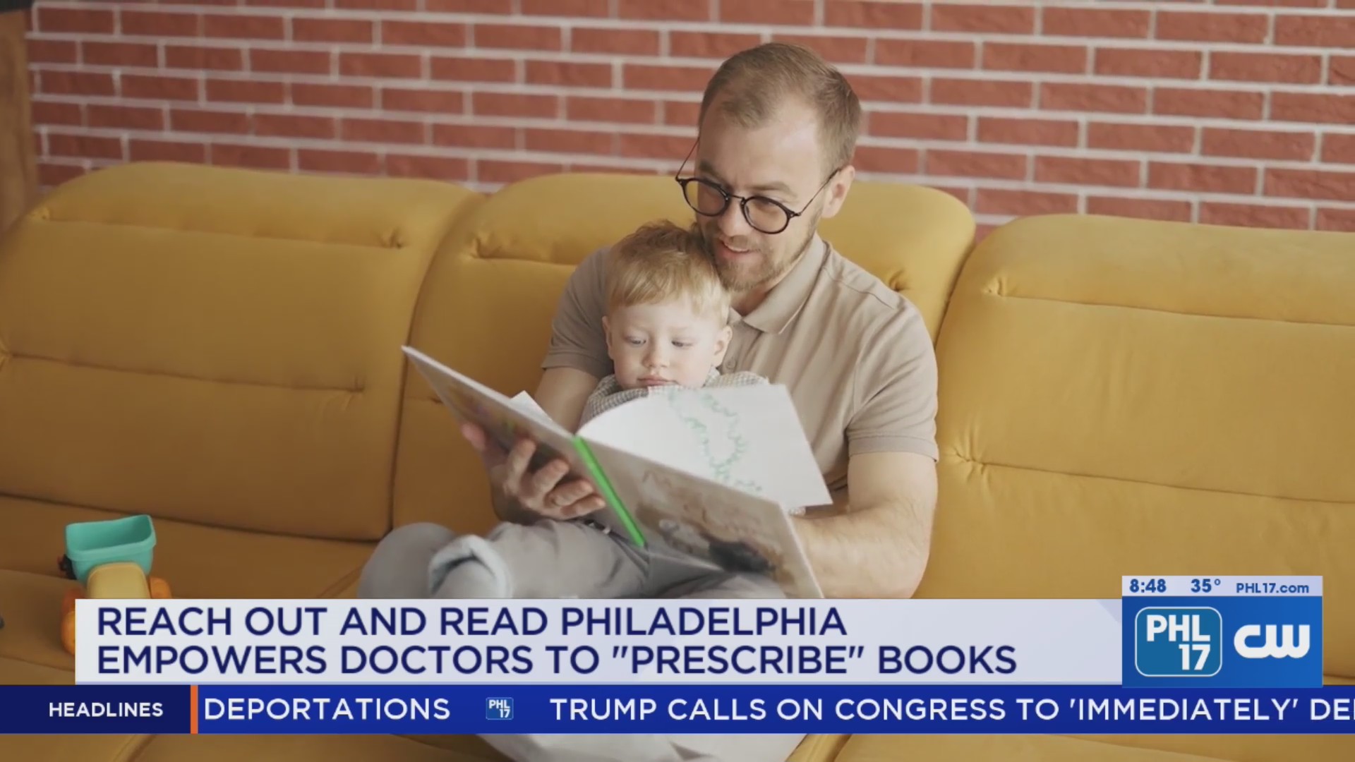 Pediatricians prescribing books as part of national program