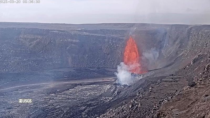 Hawaii: Vulkan Kilauea spuckt wieder Lava
