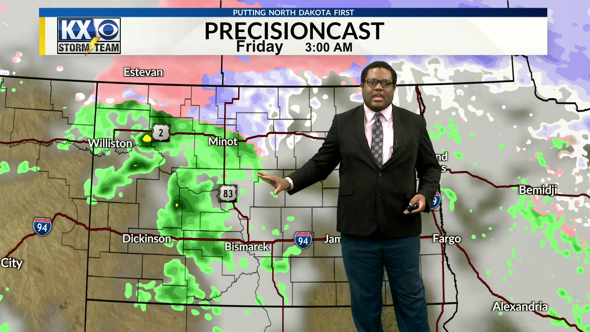 Meteorologist Andre Brooks Morning Forecast 3-27