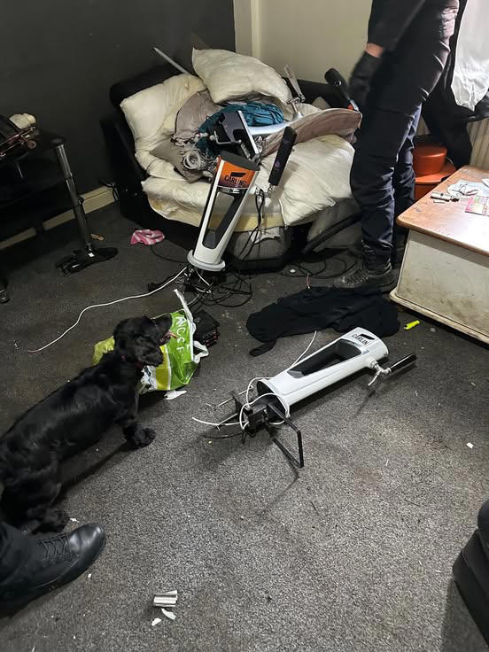 Police sniffer dog helps find Class A drug stash in Sheffield house