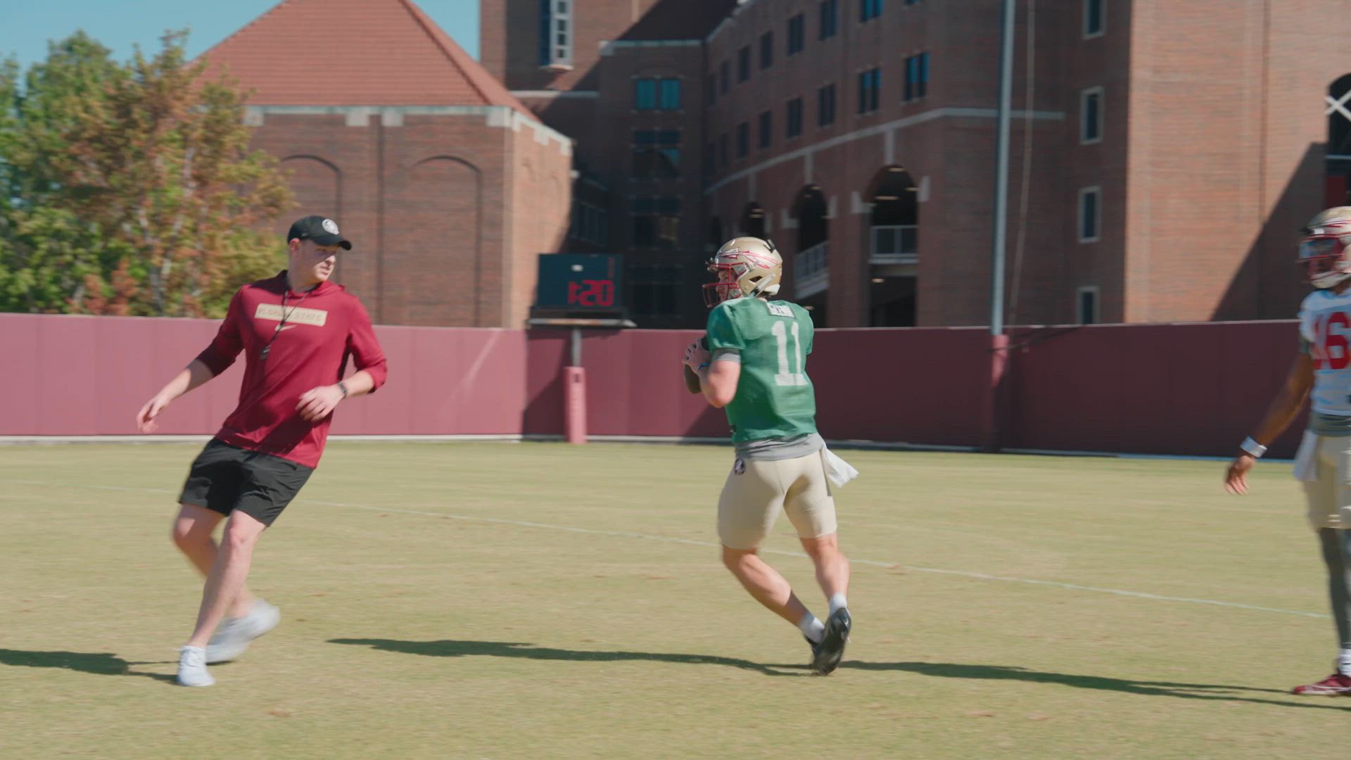Highlights from FSU Football's fourth spring practice