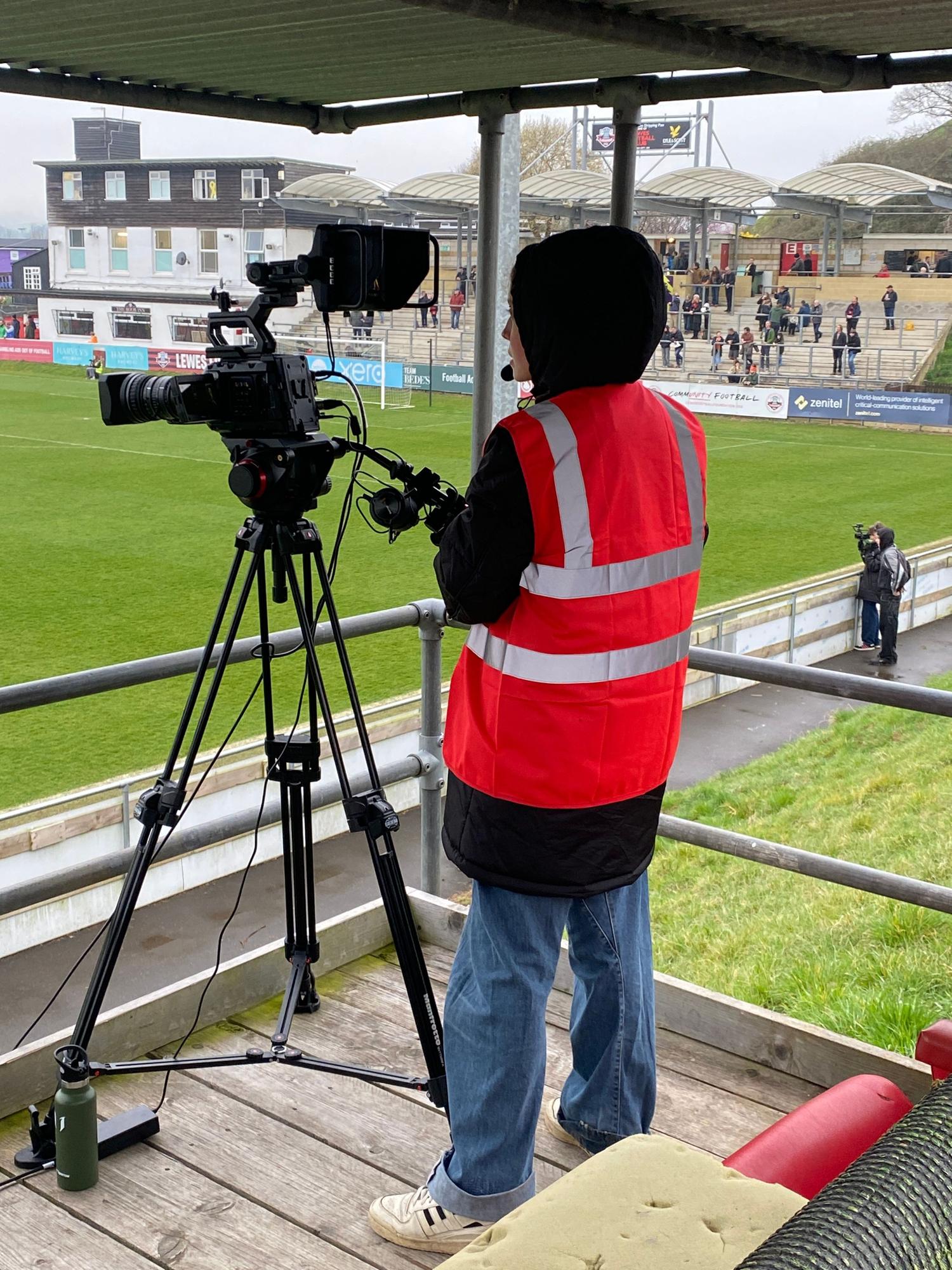 East Sussex College students make history with Lewes FC in ...