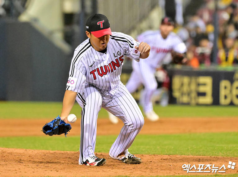 생애 첫 선발 등판 맞아?…최고 '150km' 던지는 LG 5선발 송승기, 7이닝 무실점 한화 타선 '삭제' [잠실 라이브]