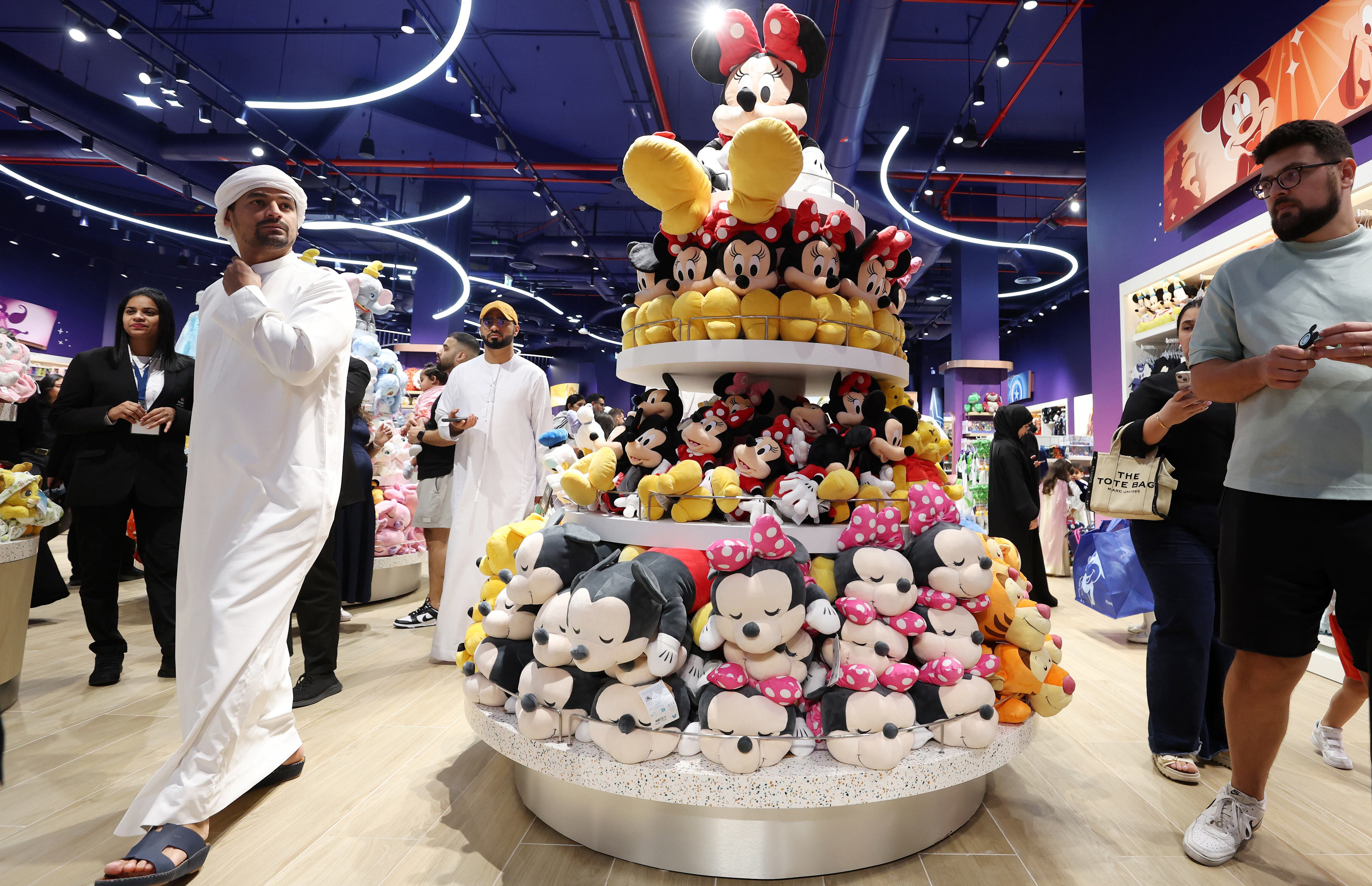 Fans flock to Yas Mall as UAE's first Disney Store opens in Abu Dhabi