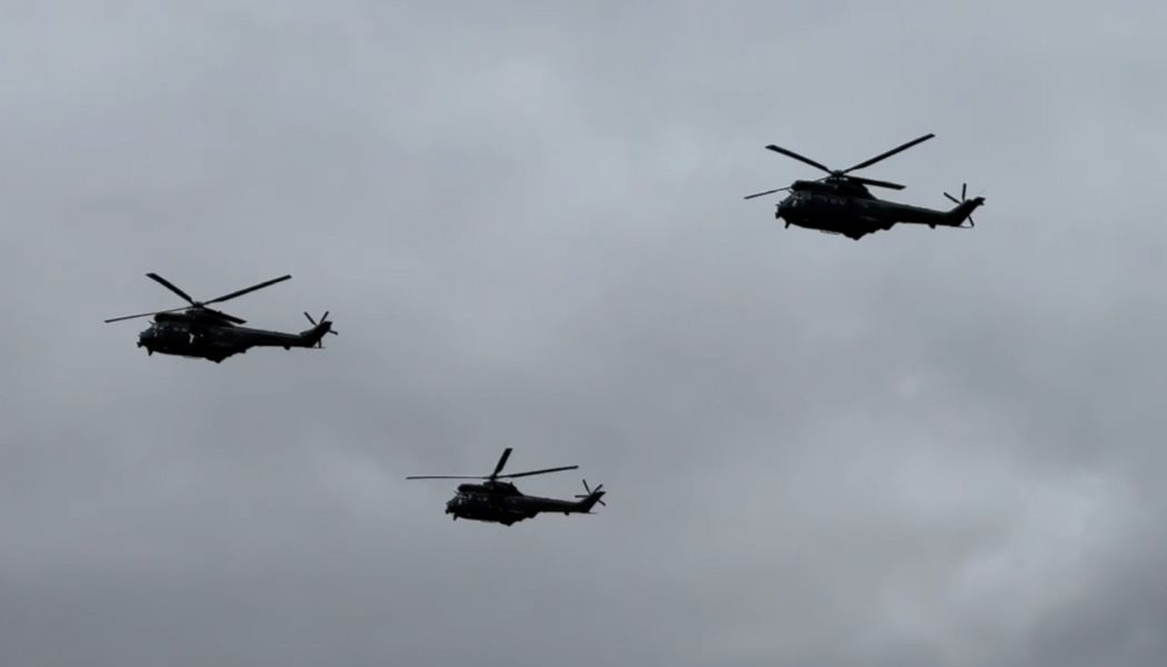 RAF Puma HC.Mk 2 helicopters to fly over parts of the UK today - full ...