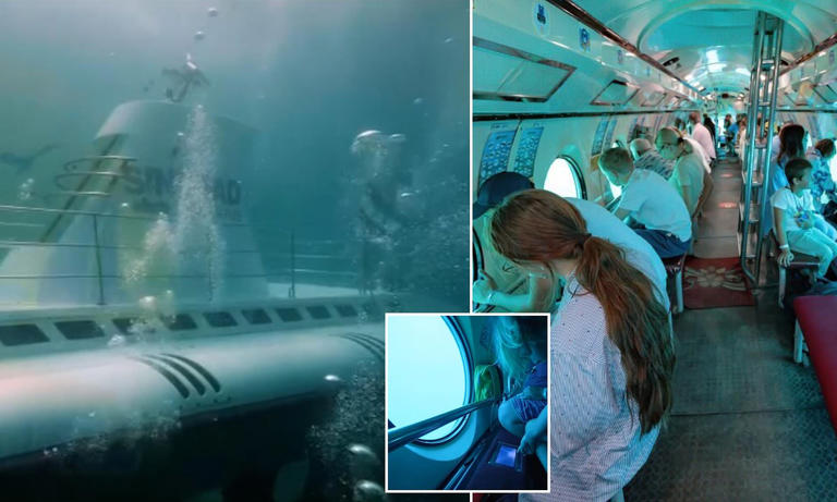 Footage from Sindbad submarine shows what it was like for passengers