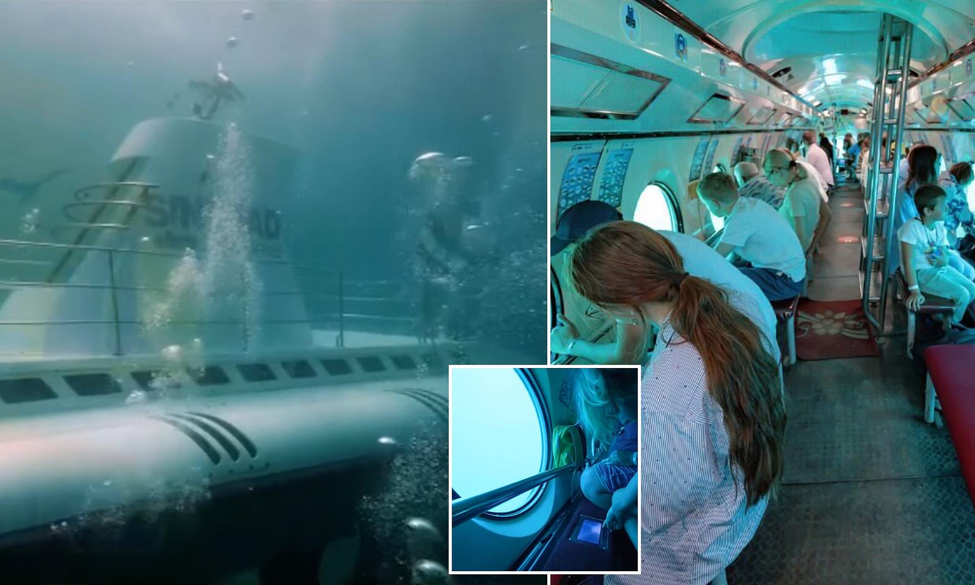 Footage from Sindbad submarine shows what it was like for passengers