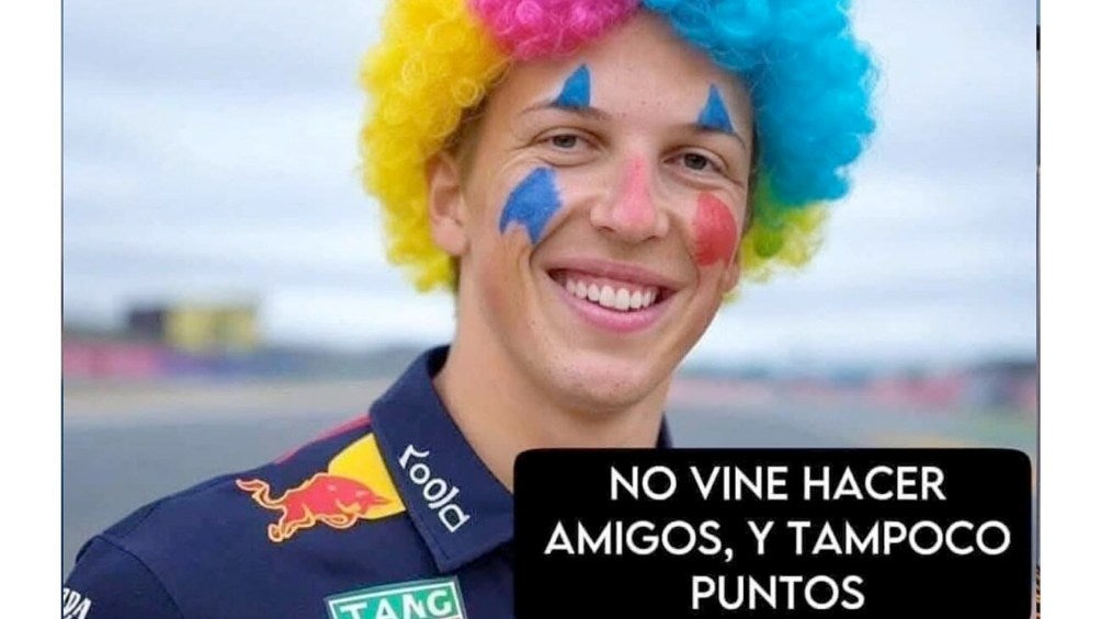 Liam Lawson: Los mejores memes tras su salida de Red Bull