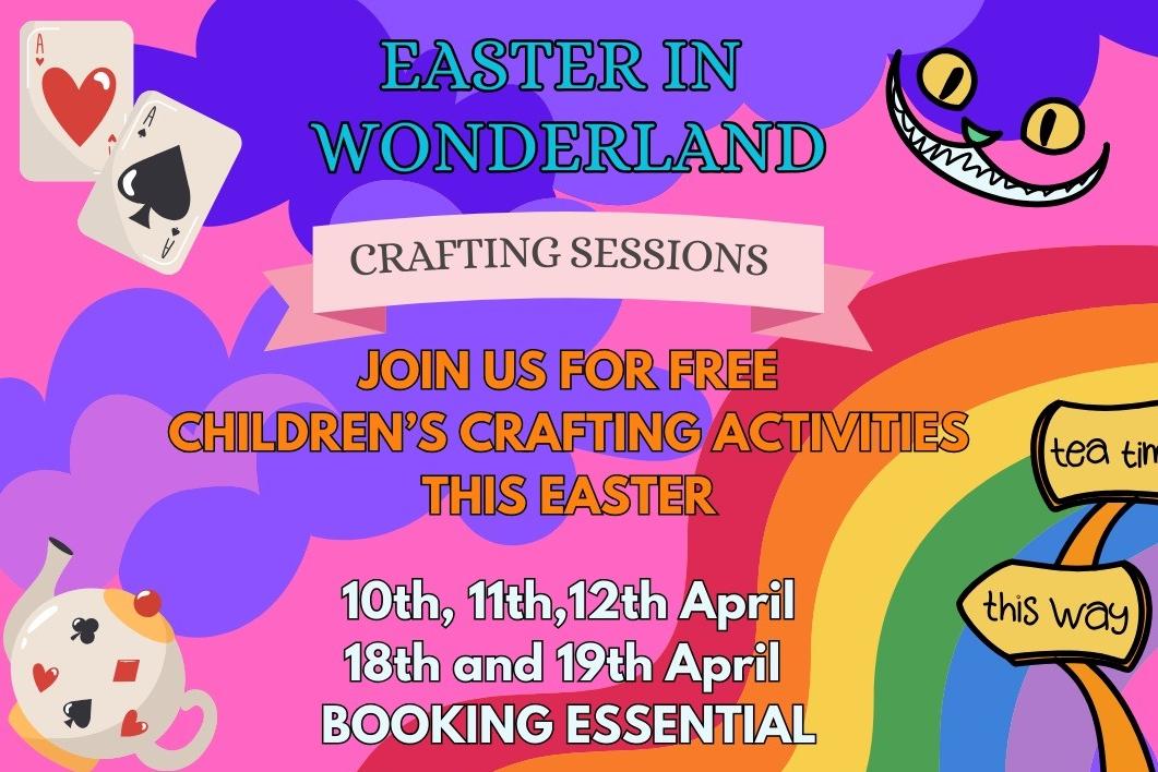 Free Easter in Wonderland family craft activities in Falkirk town centre