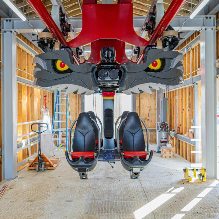 Busch Gardens shows progress of new Big Bad Wolf coaster