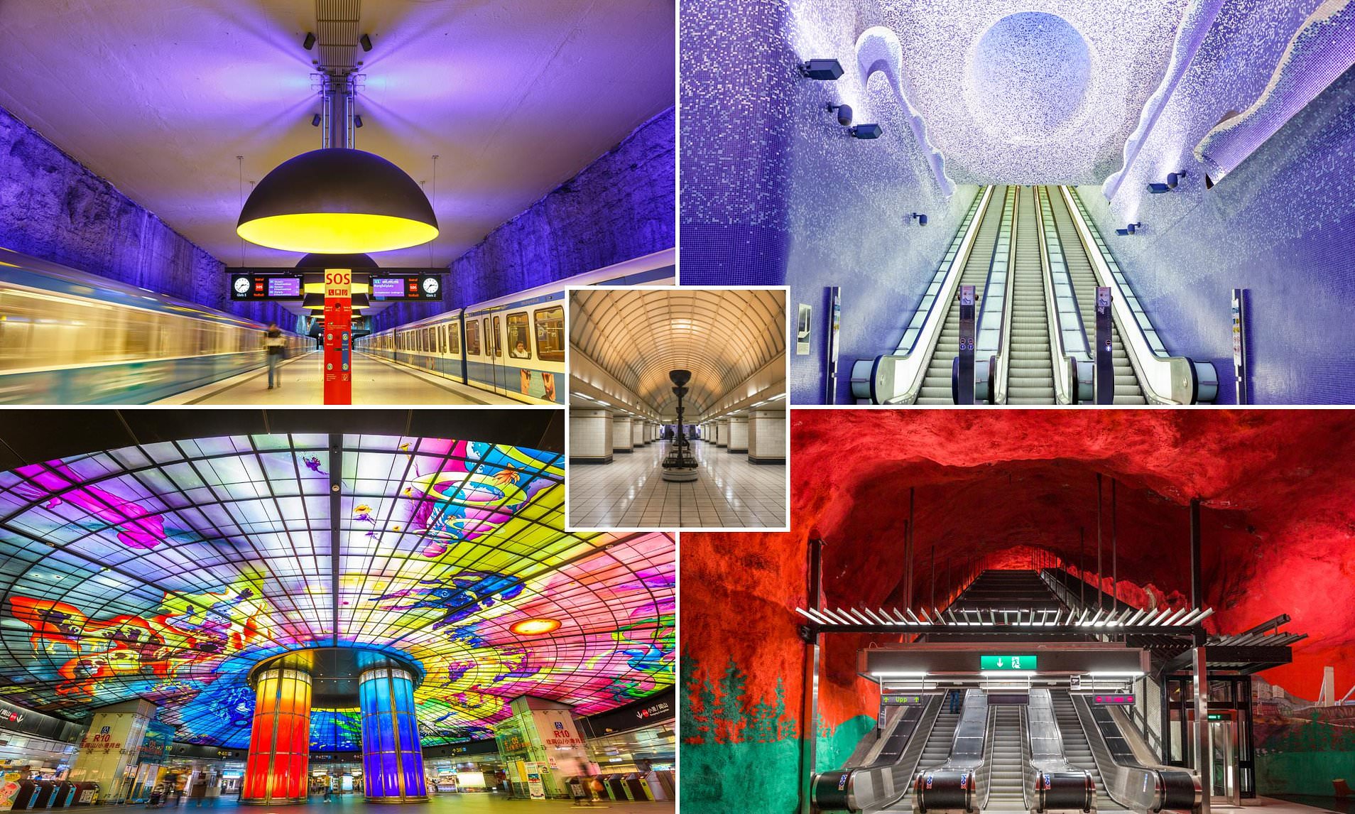 12 of the world's most beautiful metro stations - from a 'jaw-dropping ...
