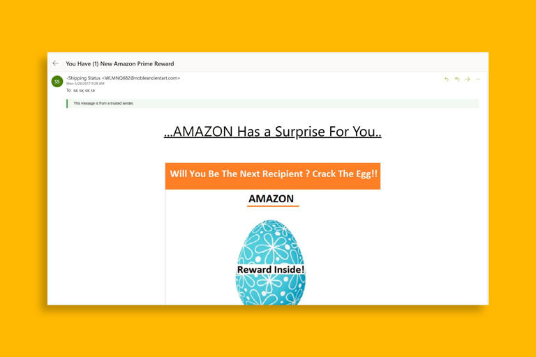 This Is What an Amazon Email Scam Looks Like