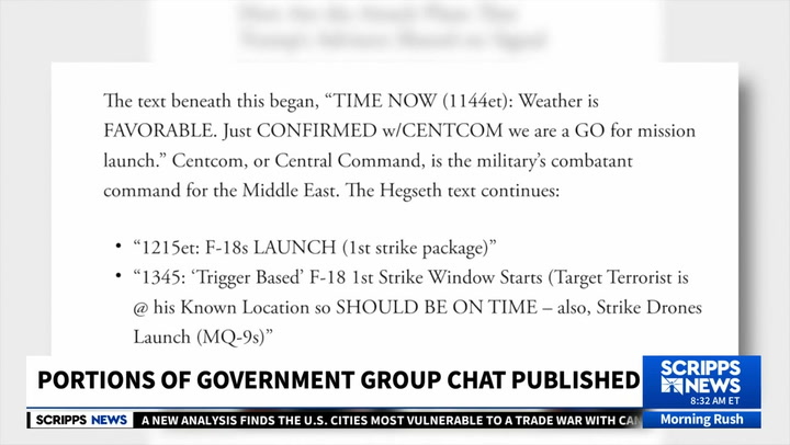 Journalist Exposes Defense Sec's Chat on Strike Plan